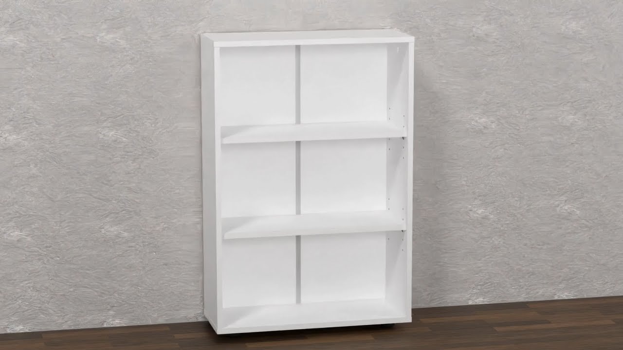 Anleitung zur Montage des Bücherregals «Lumo60-3F KOMTO» - YouTube