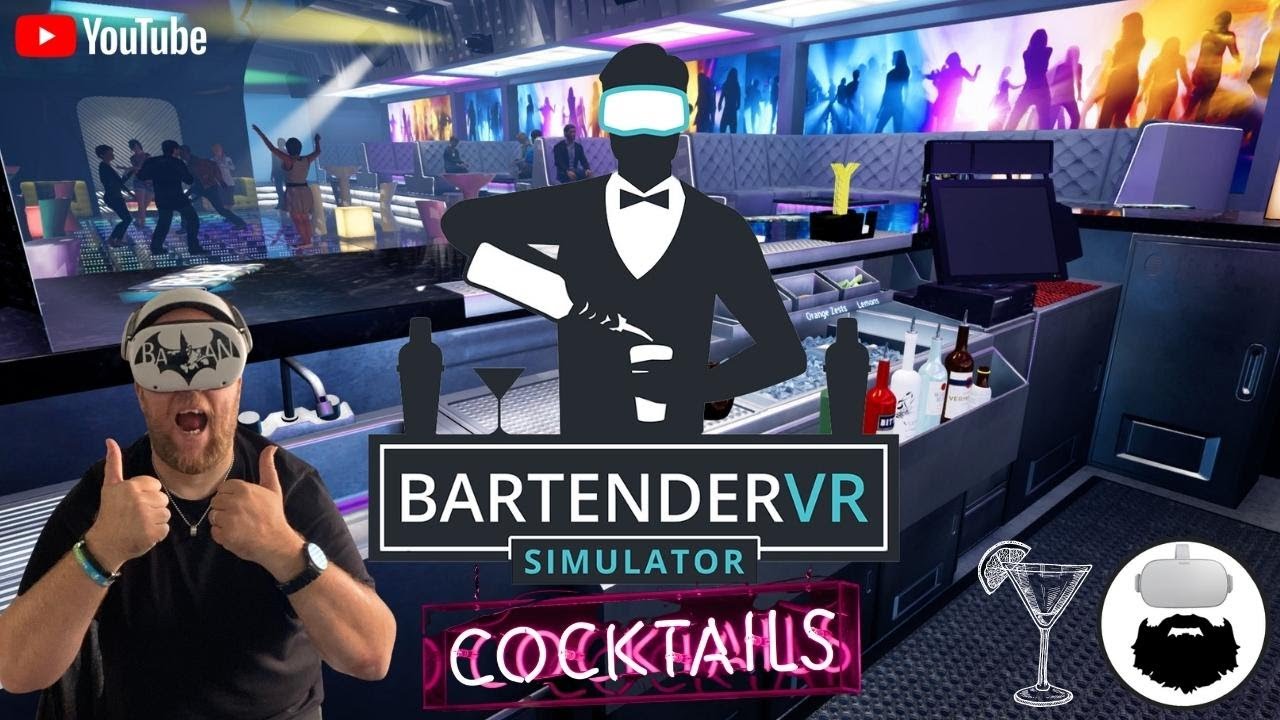 Become a VR BARTENDER in this NEW Quest 2 game - YouTube