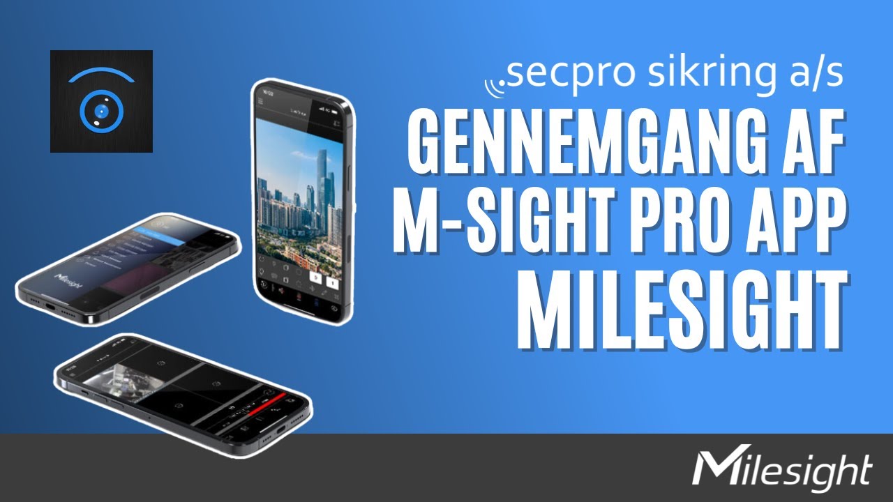 Milesight M-Sight Pro 2024 app gennemgang med Smart Search funktion ...
