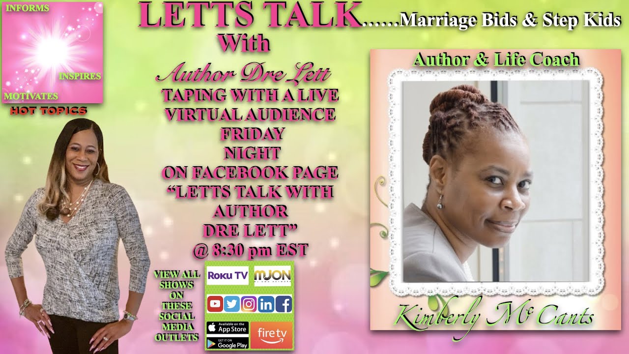 LETTS TALK With Author Dre Lett - YouTube