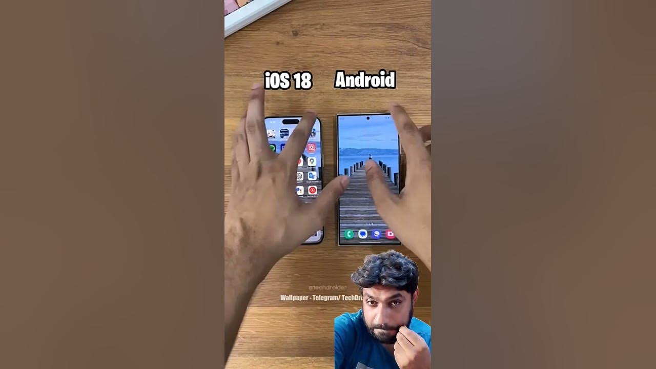 I phone VS Android new update #smartphone #ios8 #ios #ios7 #memes - YouTube