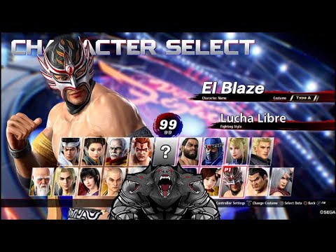 Virtua Fighter 5 : Ultimate Showdown - El Blaze - Arcade Mode - YouTube