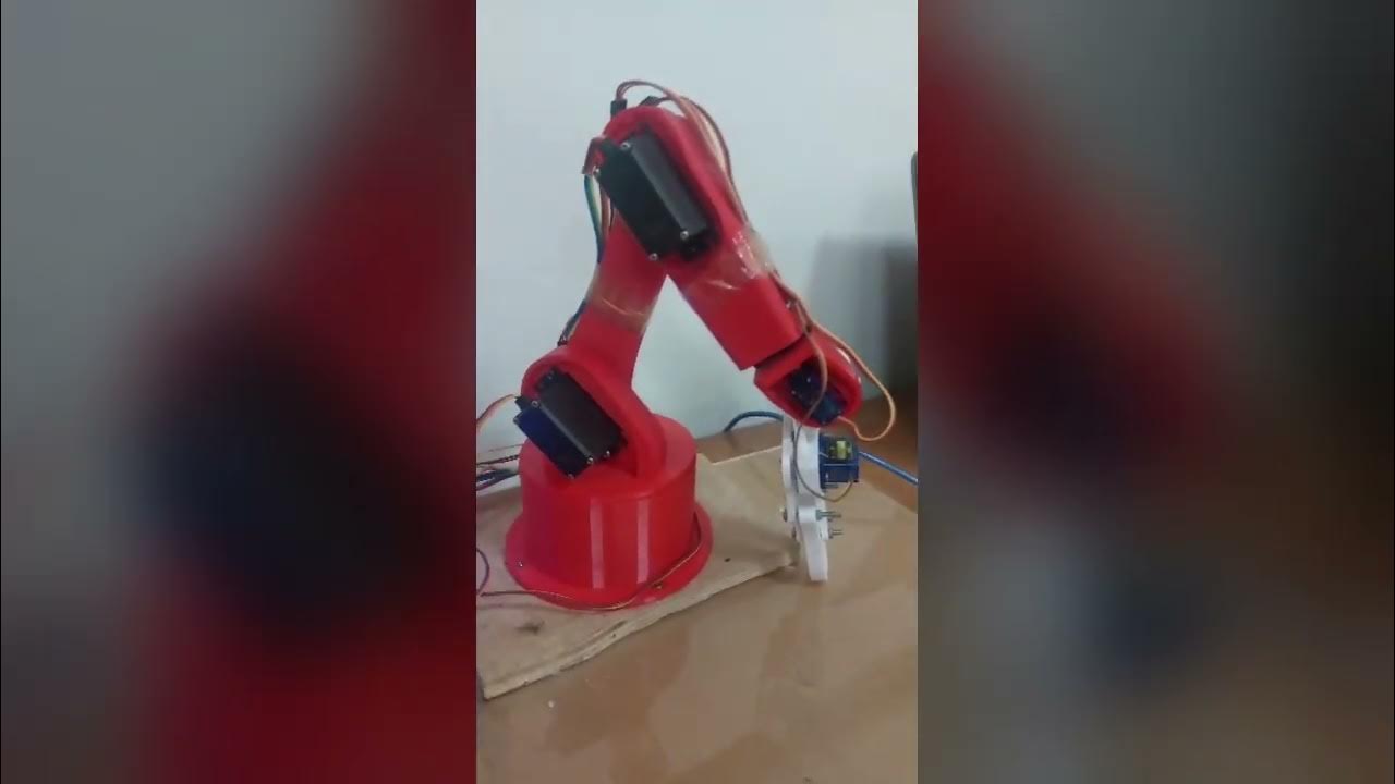 Waste Detection using YOLOv8 and a 6DOF Robotic Arm - YouTube