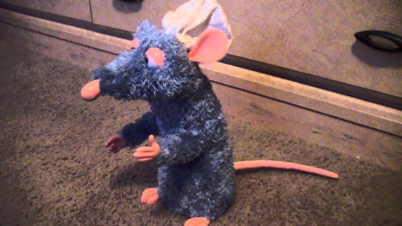 Disney Pixar Ratatouille Remy Little Chef Interactive Figure - YouTube