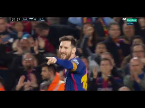 Lionel Messi Second Goal - Barcelona vs Leganes 2-0 (La Liga) 07/04/2018