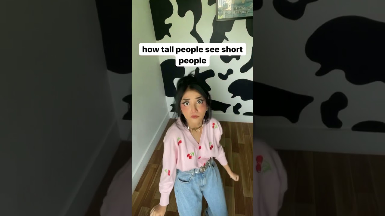 How short people see tall people - YouTube