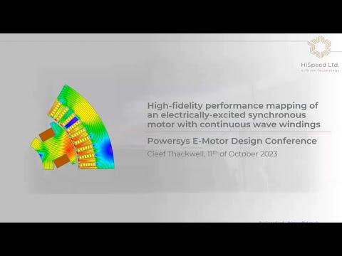 High-fidelity performance mapping of an electrically-excited ...