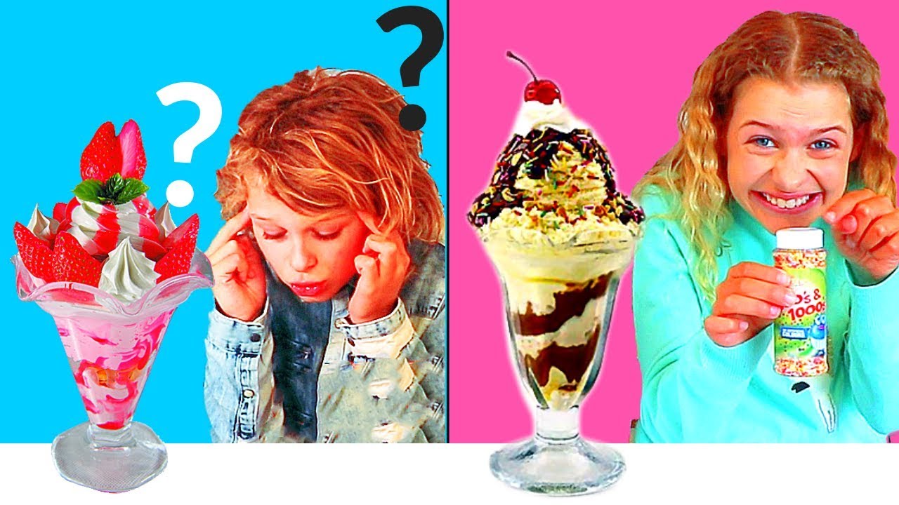 TWIN TELEPATHY ICE CREAM SUNDAE Challenge *GREATEST EVER* ft The Norris ...