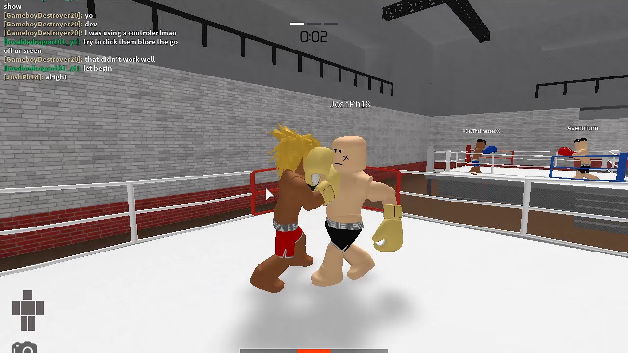 ROBLOX/Teaching a newbie how to box[boxing testing sever] - YouTube