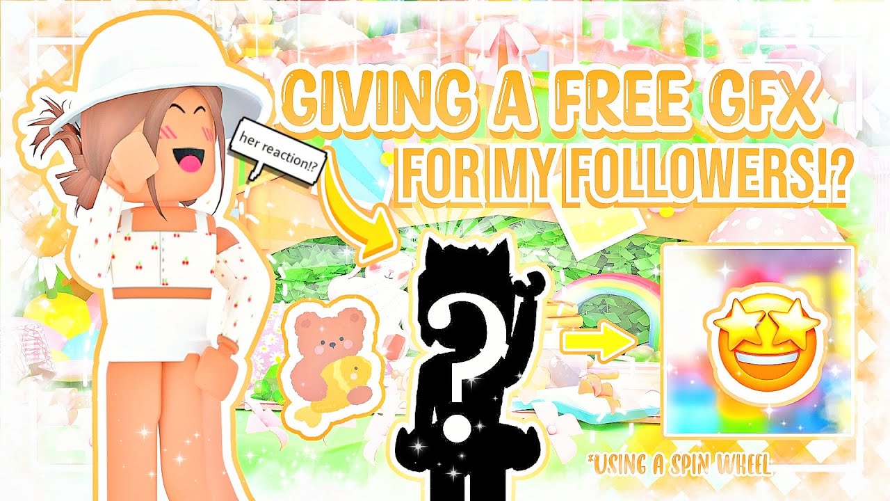 GIVING A FREE GFX FOR RANDOM FOLLOWERS!? | strxmangoberry - YouTube