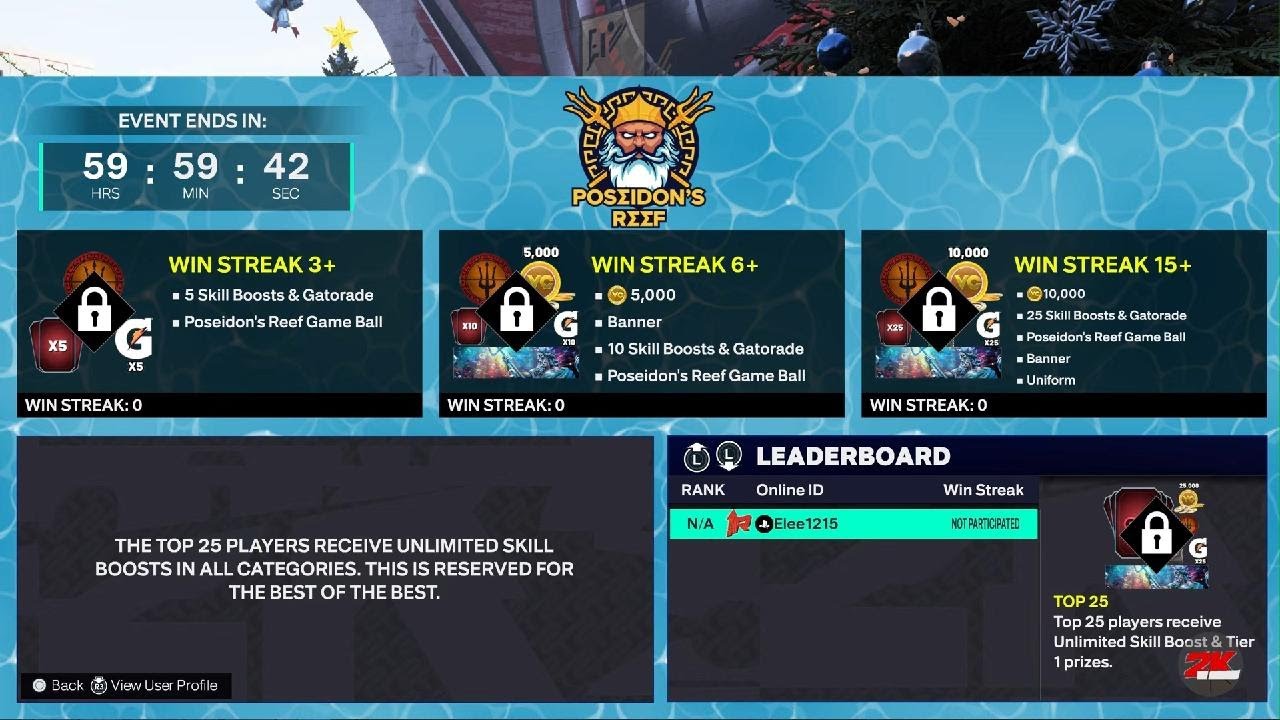 NBA 2K25 Poseidon Reif Reward Event - YouTube