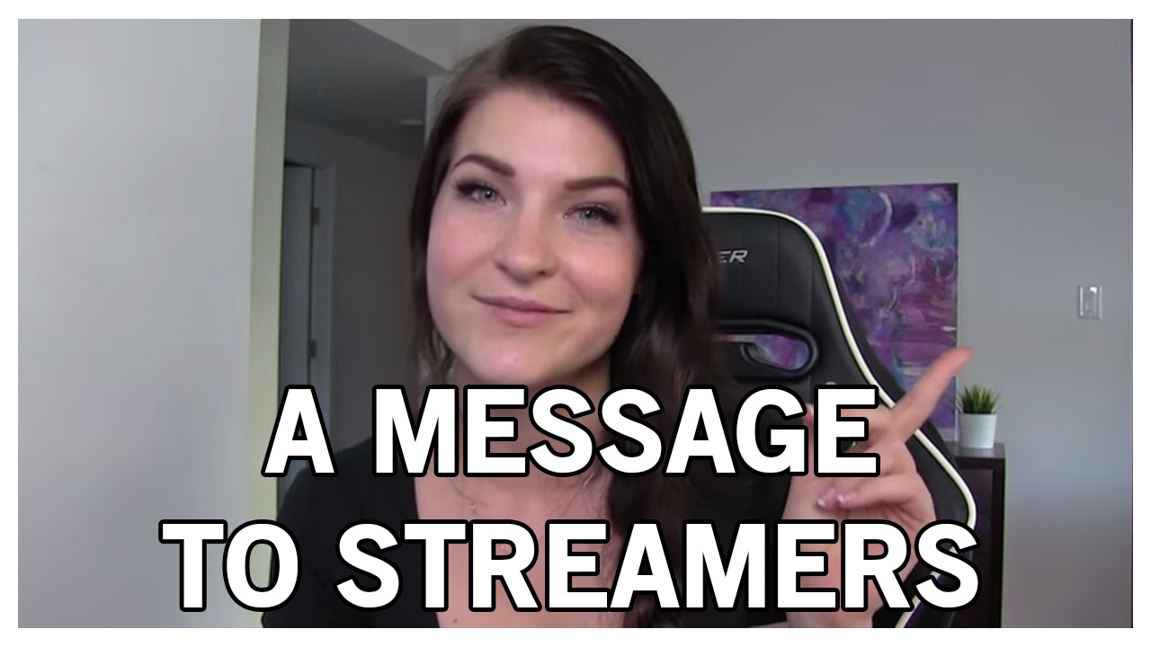 A Message to Viewers + Streamers: Dealing with Negativity - YouTube