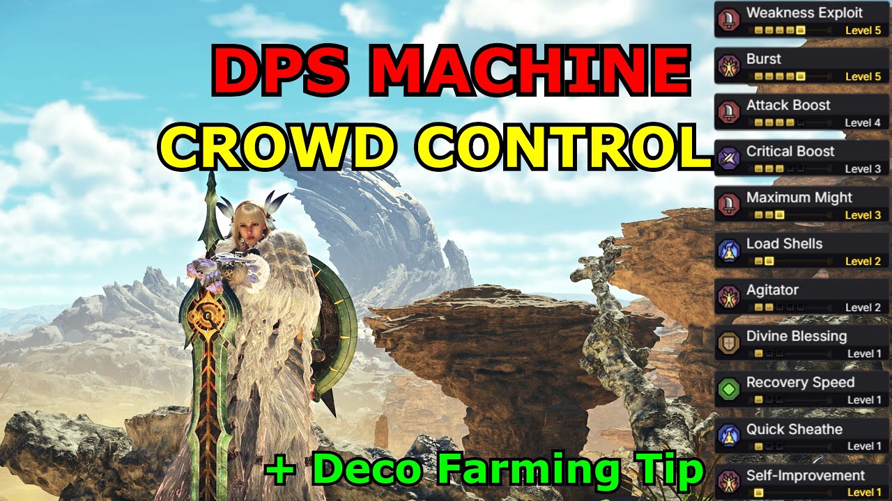 Insane Endgame Charge Blade Savage Axe Build | Monster Hunter Wilds ...