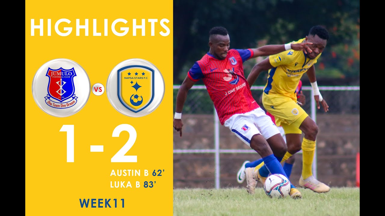 Jumulo FC Vs Napsa Stars FC Week-11 Match Highlights . Jumulo 1-2 NAPSA ...
