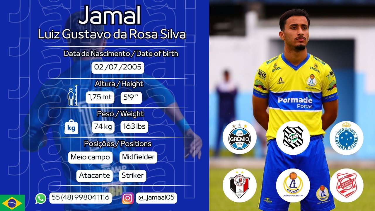 Jamal - Luiz Gustavo da Rosa Silva (Highlights) - YouTube