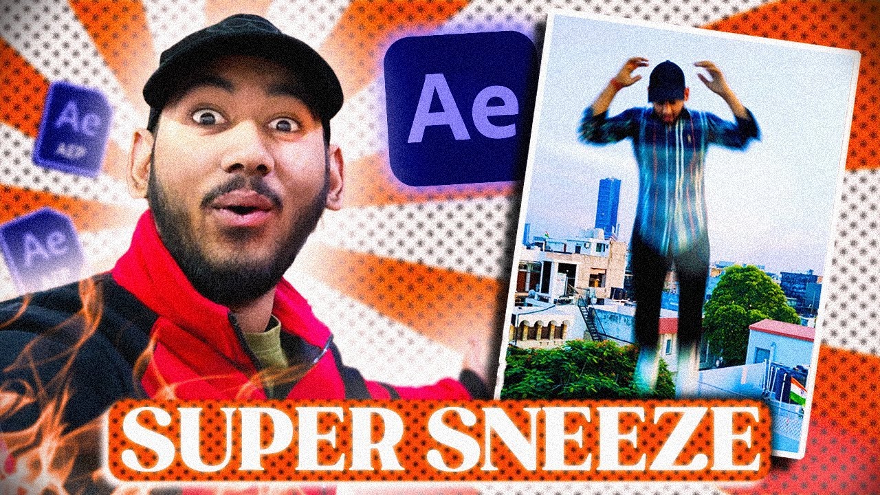 SUPER SNEEZE Effect in 10 Mins. || After Effect || Tutorial - YouTube