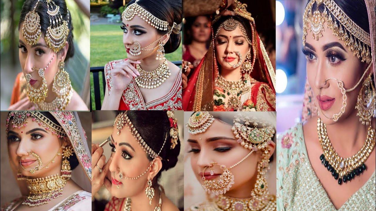 Bridal Nose Pin Nathiya Designs 2023 / Beautiful Artificial Nath Design ...