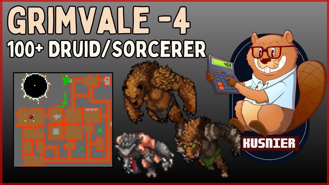 Grimvale -4 | 100+ Druid/Sorcerer | Tibia - YouTube