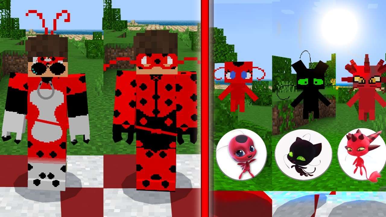 SAIU!! 🐞 NOVO MOD MIRACULOUS: LADYBUG PARA CELULAR - (ADDONS MCPE) 🎈🐞 ...