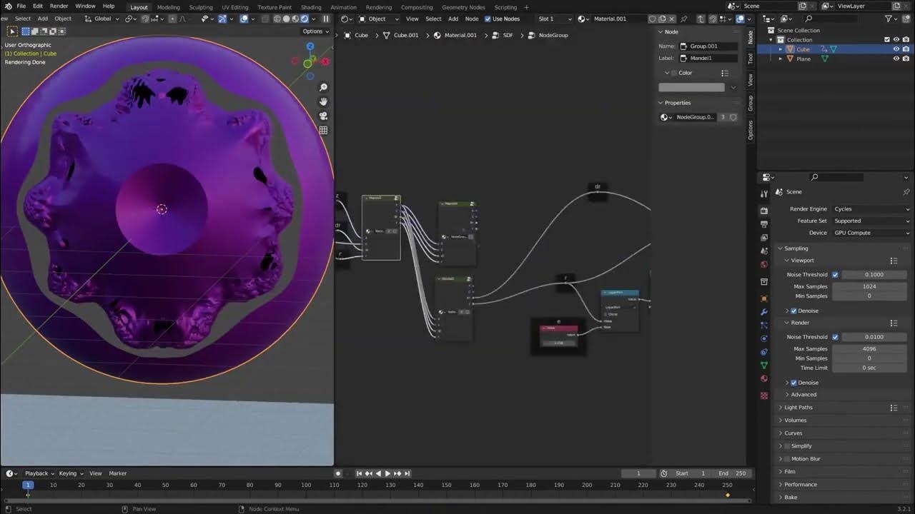 Raymarching a Mandelbulb in Blender Eevee - YouTube