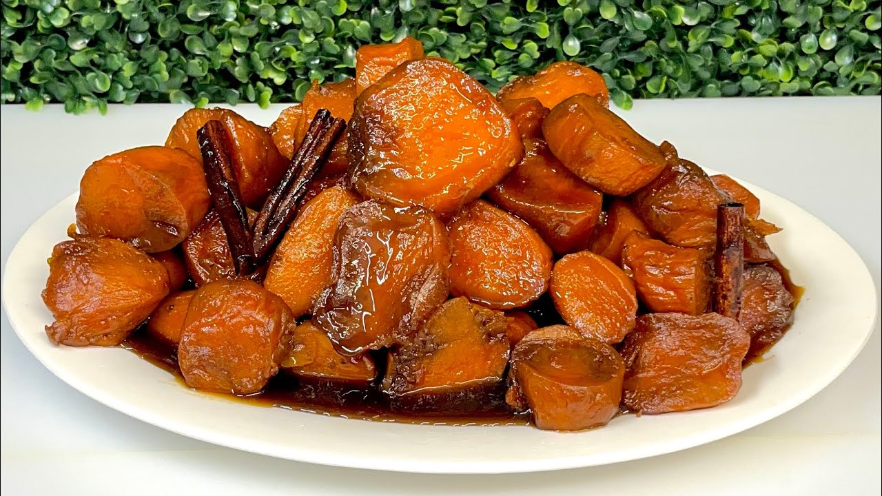 Camotes Enmielados (Receta Tradicional) - YouTube