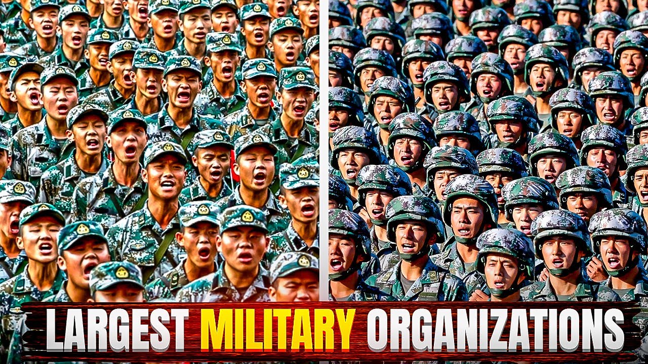 The World's Largest Military Organizations - YouTube