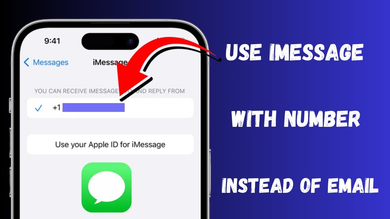 How to Use Phone Number For iMessage Instead of Email - YouTube