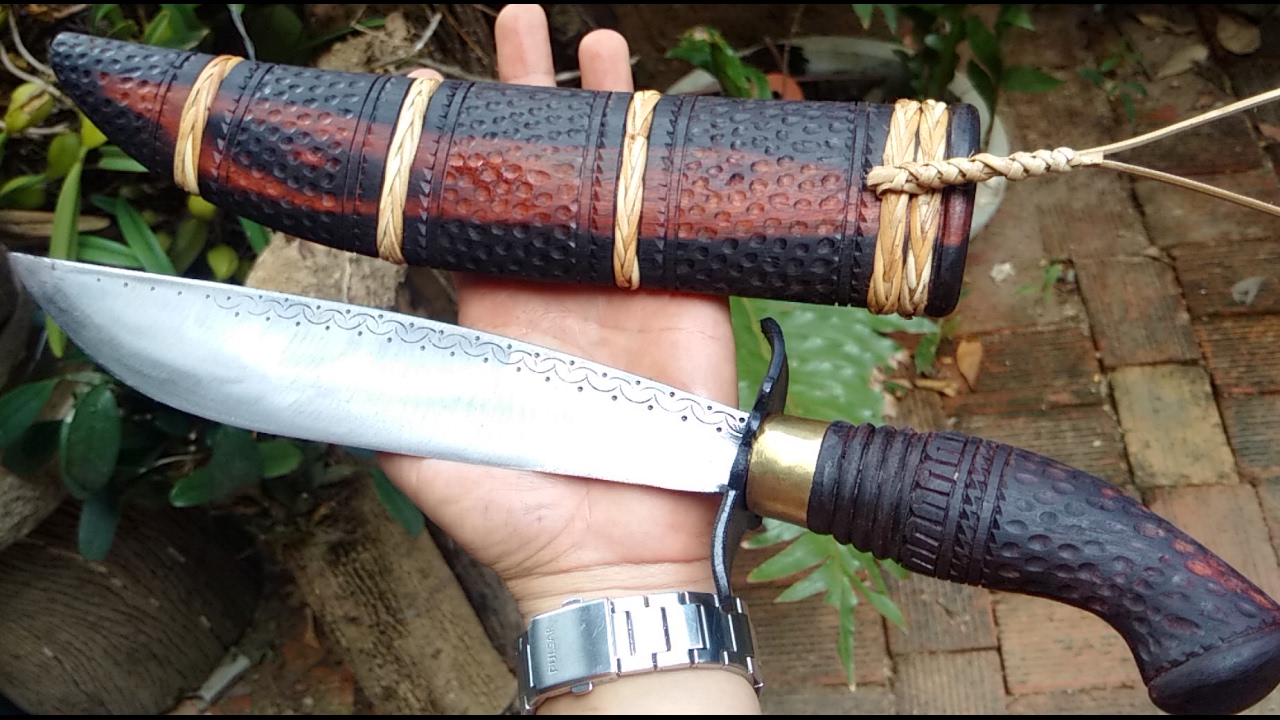 Dao đi rừng Bắc Tây Nguyên phiên bản gỗ Trắc Đen cực đỉnh | Handmade ...