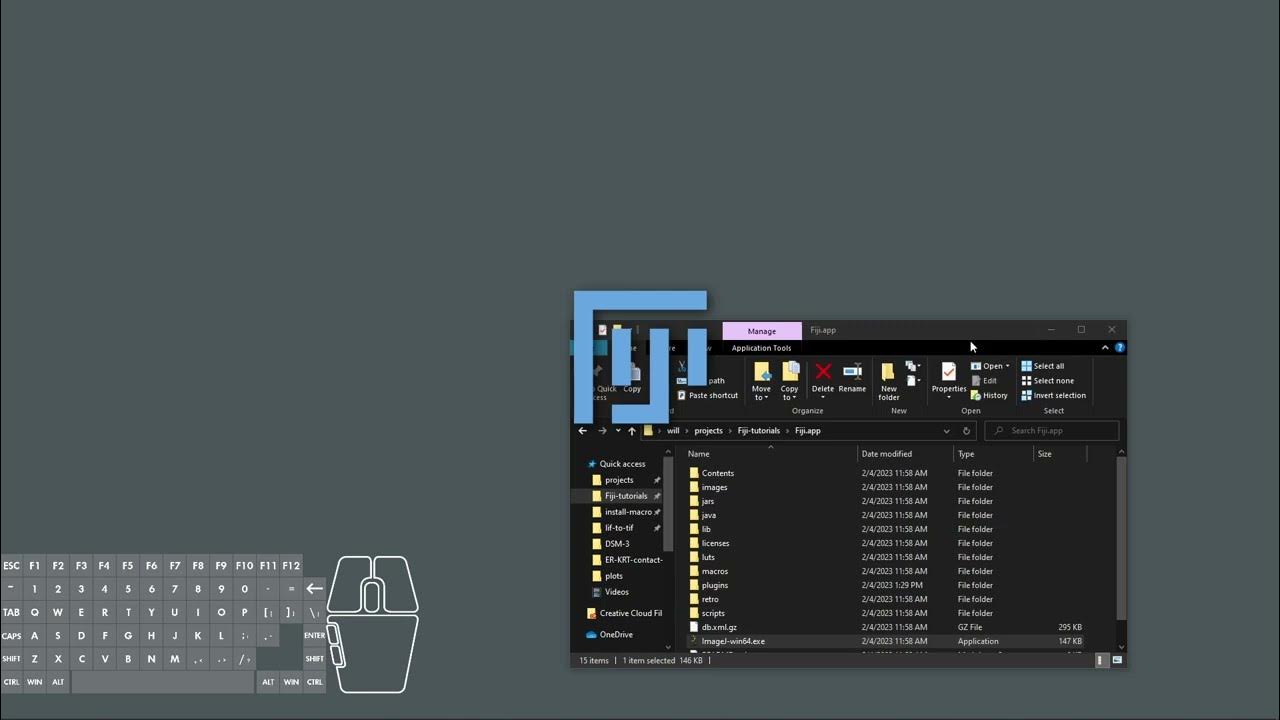 ImageJ/Fiji: How to run/install ImageJ/Fiji macros - YouTube