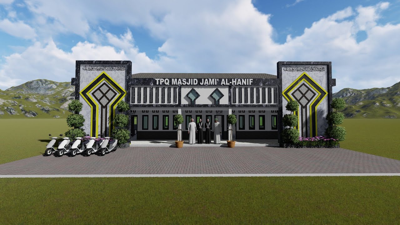 DESAIN TPQ - MASJID AL- HANIF - YouTube