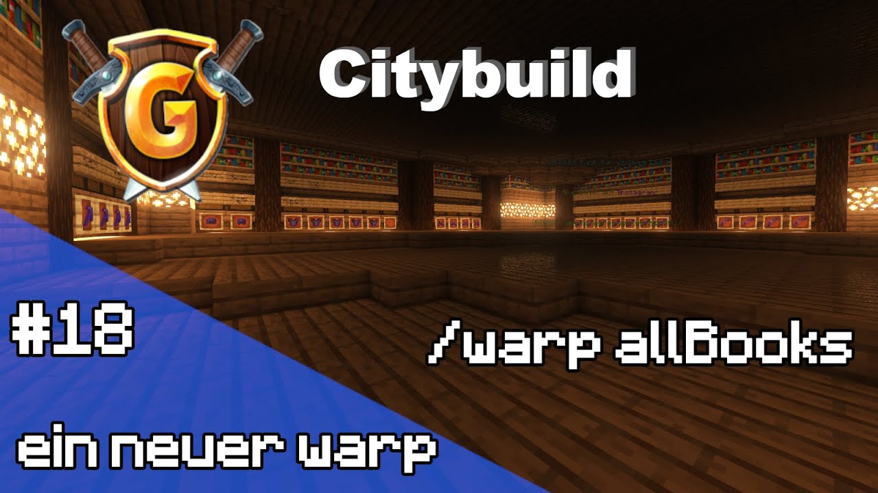 Neuer Shop: /warp allBooks | Folge #18 | GommeHD Citybuild - YouTube