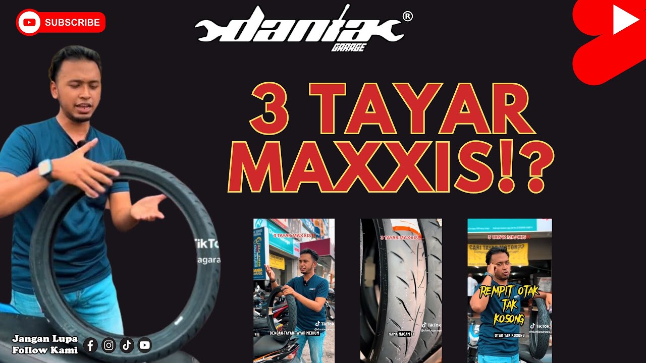 Perbezaan 3 Jenis Tayar Maxxis - YouTube