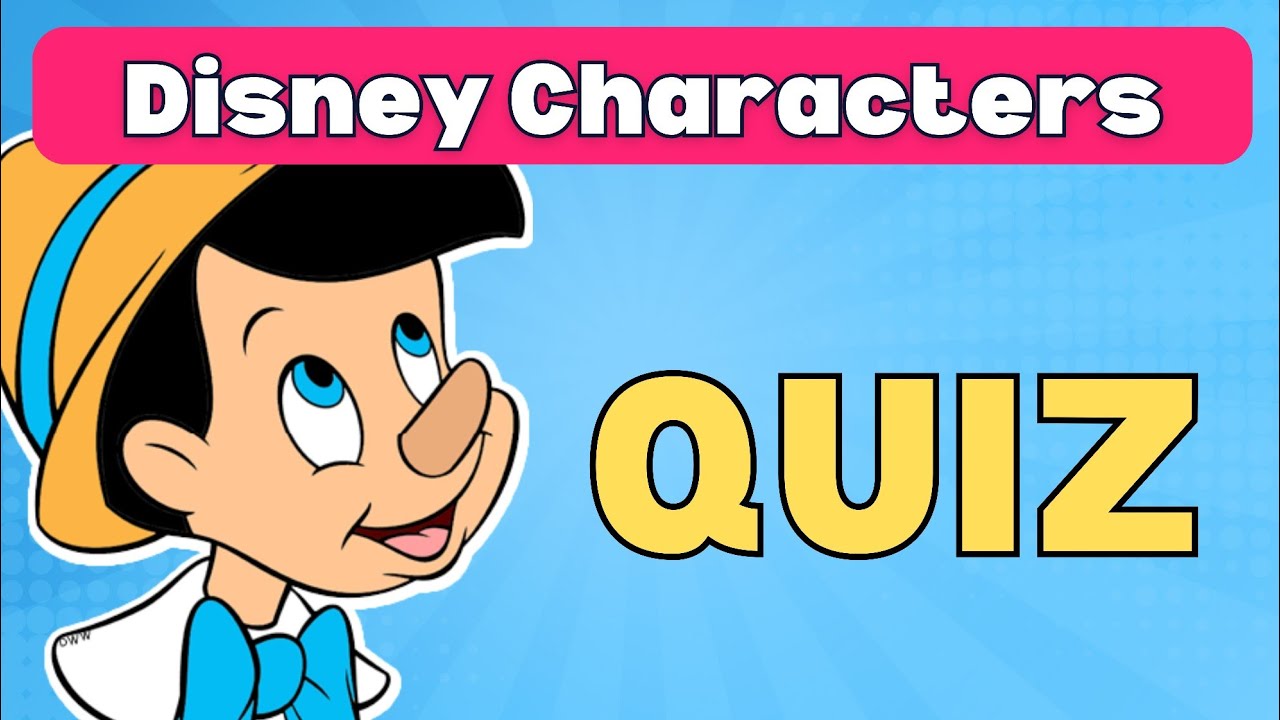 Guess The 40 Most Popular Disney Characters Quiz - YouTube