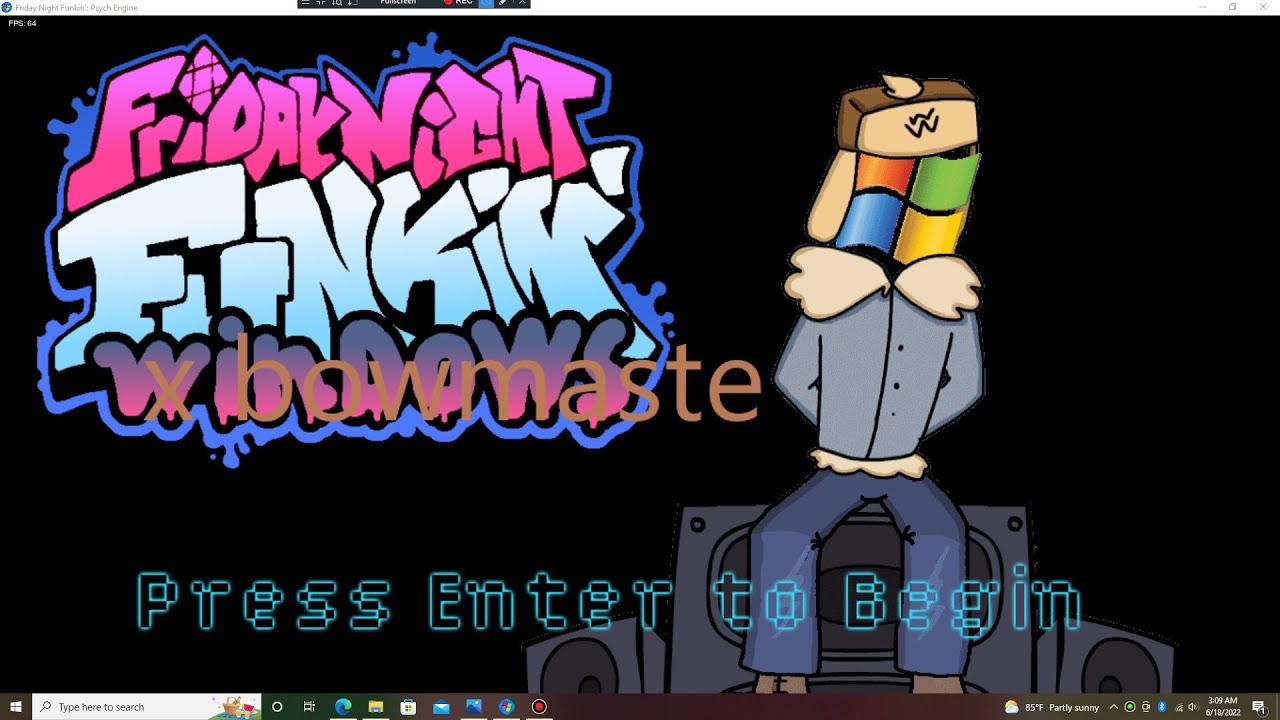 fnf vs windows and bowmaster demo - YouTube