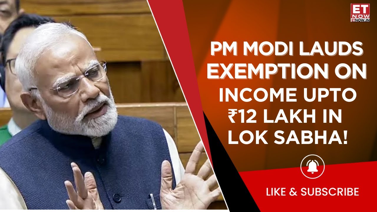 PM Modi Speaks On Income Tax & Middle Class Relief In Lok Sabha | 'Govt ...