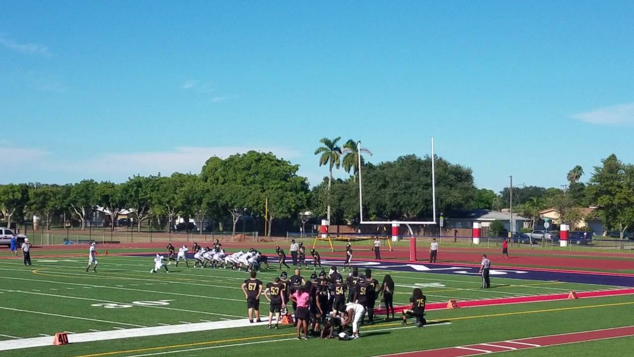 Danny Longman extra point Everglades prep 2016 - YouTube