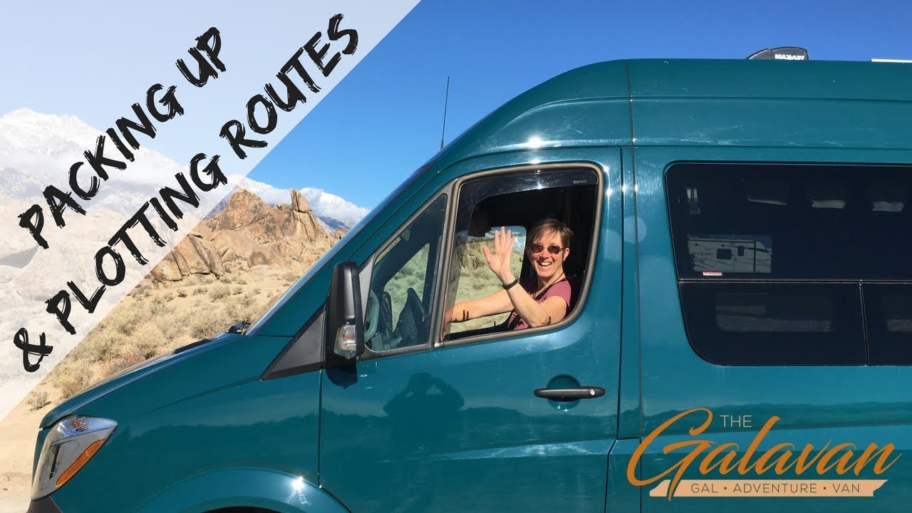 Stowing the Van for Safety and Plotting Killer Routes - YouTube