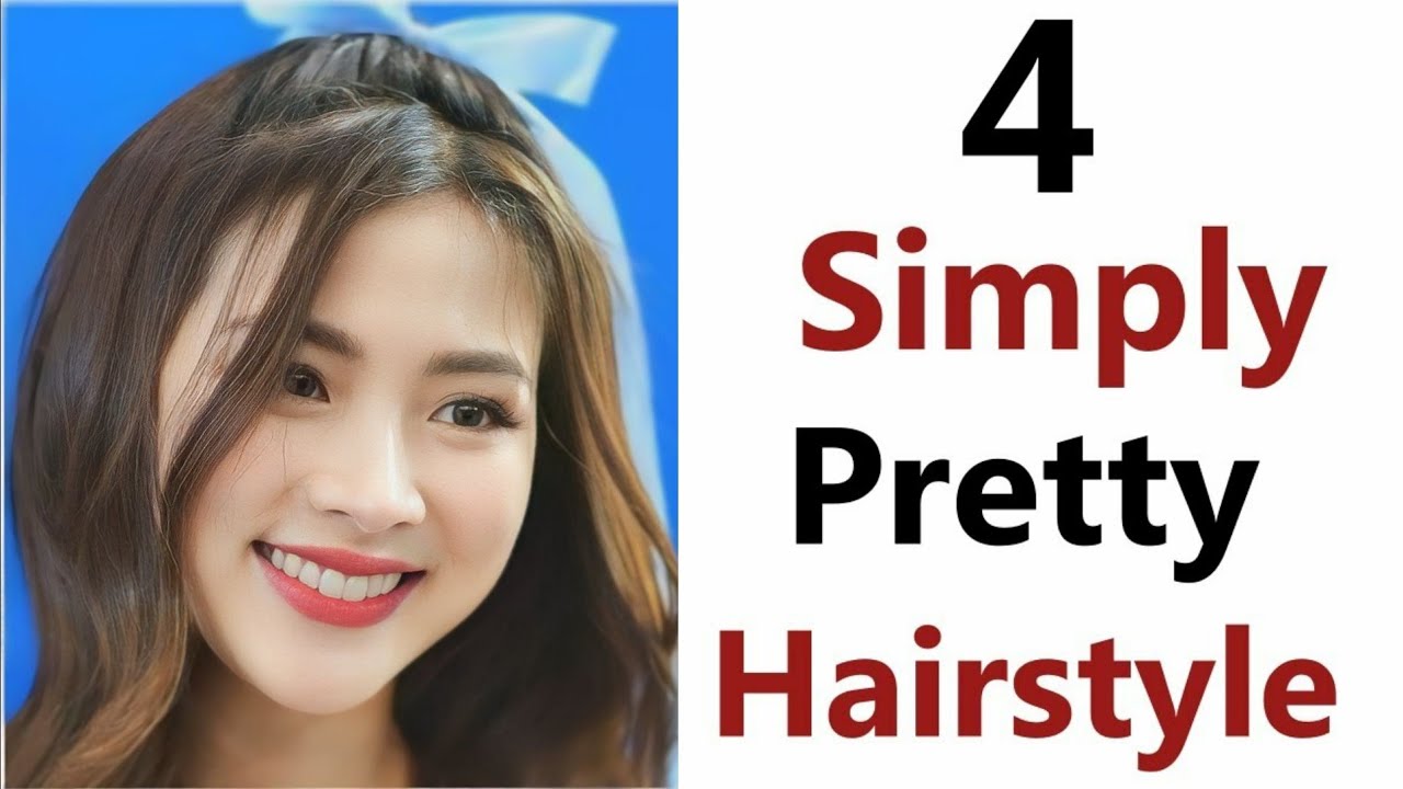 4 quick Summer Hairstyle - Pretty hairstyle | easy haierstyle for girls ...