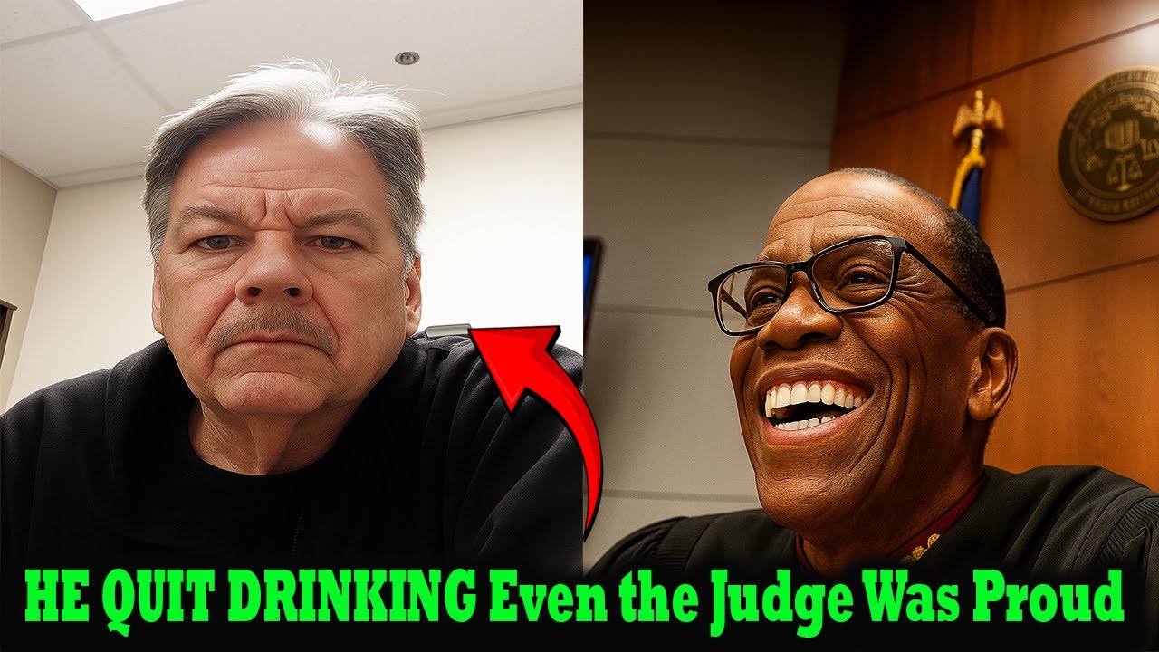He Quit Drinking and Even the Judge Was Proud!#courtroomdrama # ...