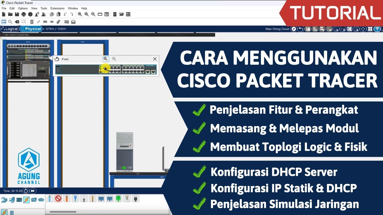 CARA MENGGUNAKAN CISCO PACKET TRACER | CISCO PACKET TRACER PEMASANGAN ...