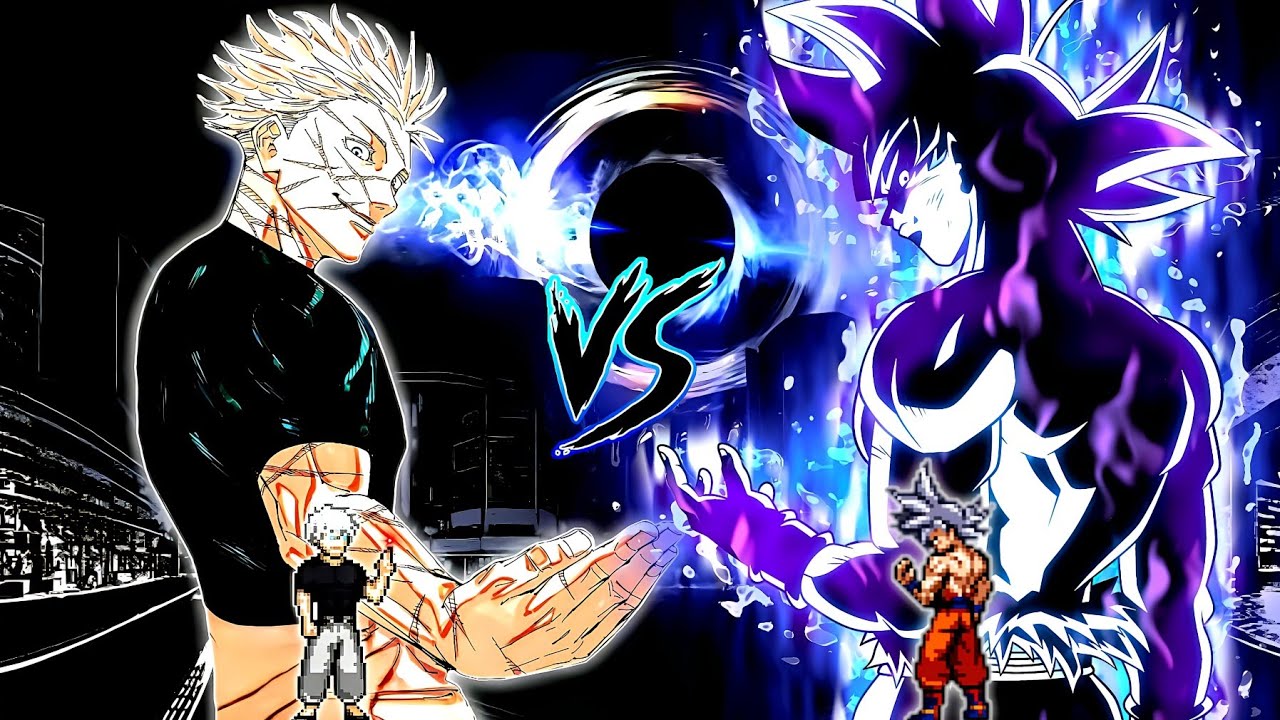 Manga Gojo V4 OP (New) VS Son Goku V4 OP (all form) in Jump Force Mugen ...