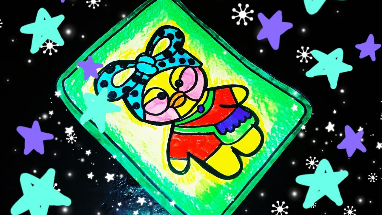 HOW TO DRAW LALAFANFAN DUCK \ CÓMO DIBUJAR EL PATO LALAFANFAN \ COMMENT ...