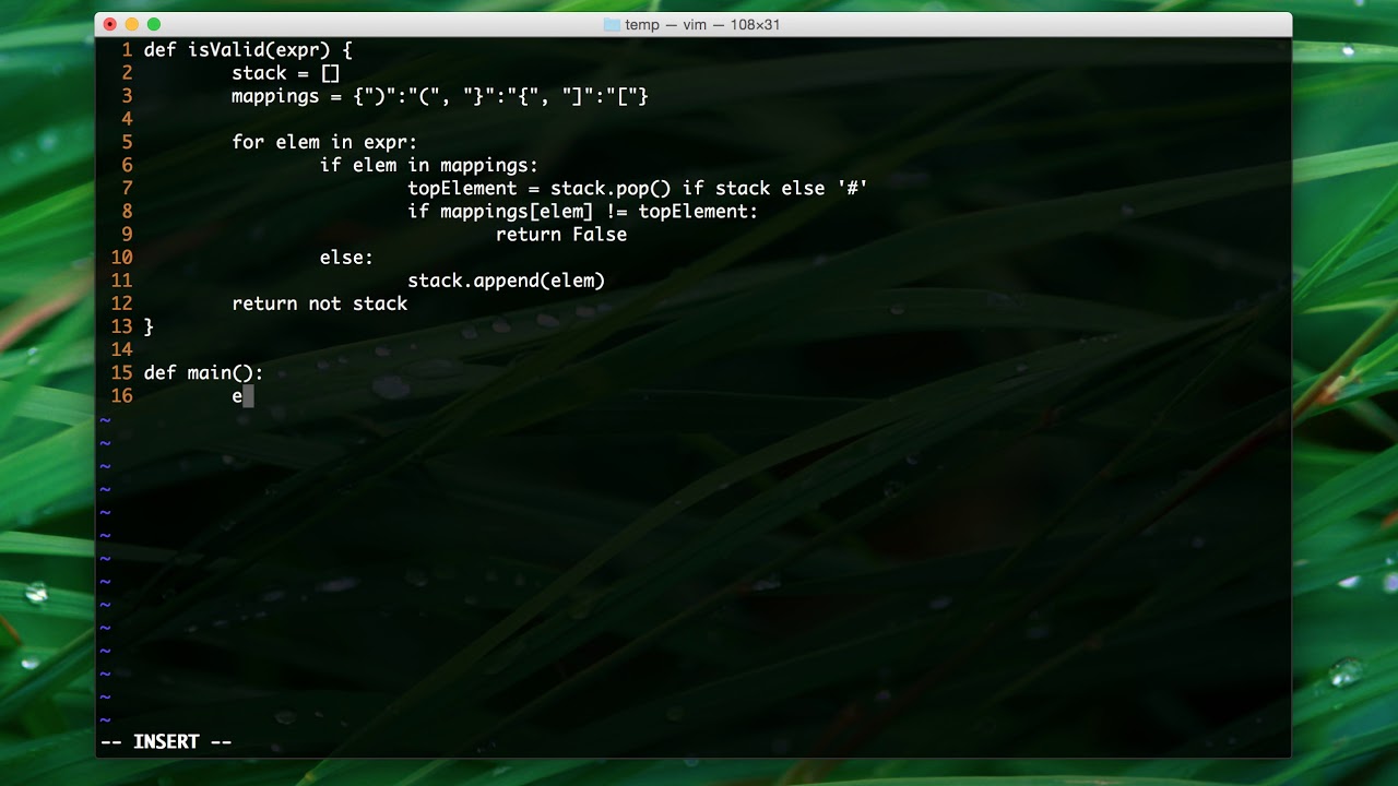 7b 1000 Valid Parentheses Python L1 YouTube 7b 1000 Valid Parentheses Python L1 YouTube