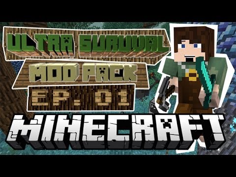 MINECRAFT | EP.01 | ULTRA SURVIVAL MOD PACK | PT-BR - YouTube