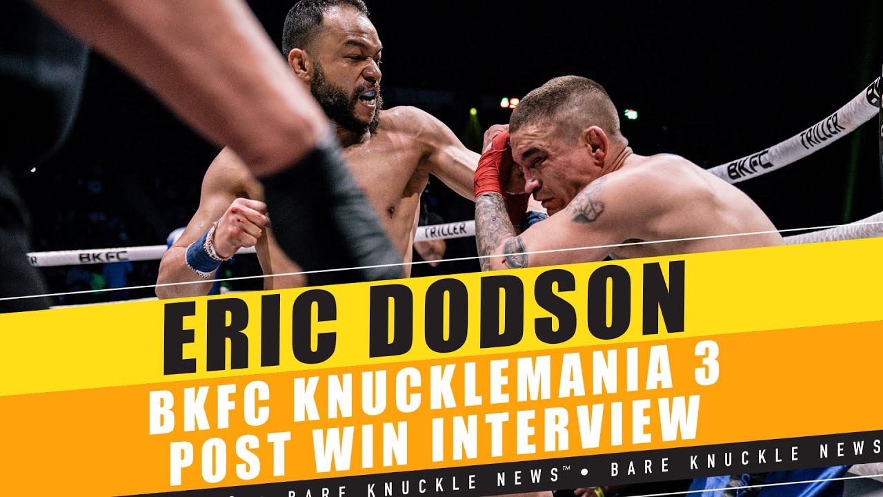 Eric Dodson's Detailed Account of His Victory Over Gene Perez at Knuckle Mania 3: Bare Knuckle ...