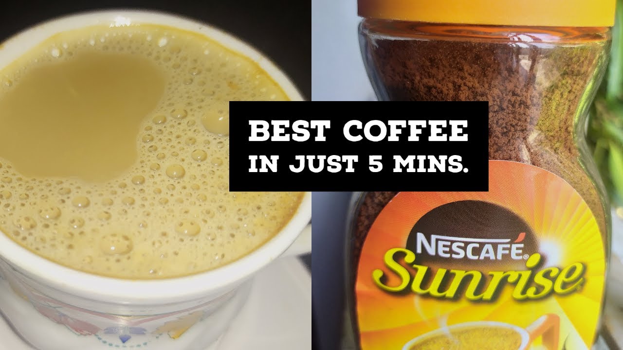 Tasty & Best Nescafe Instant Coffee Recipe | How to make Cafe Style ...