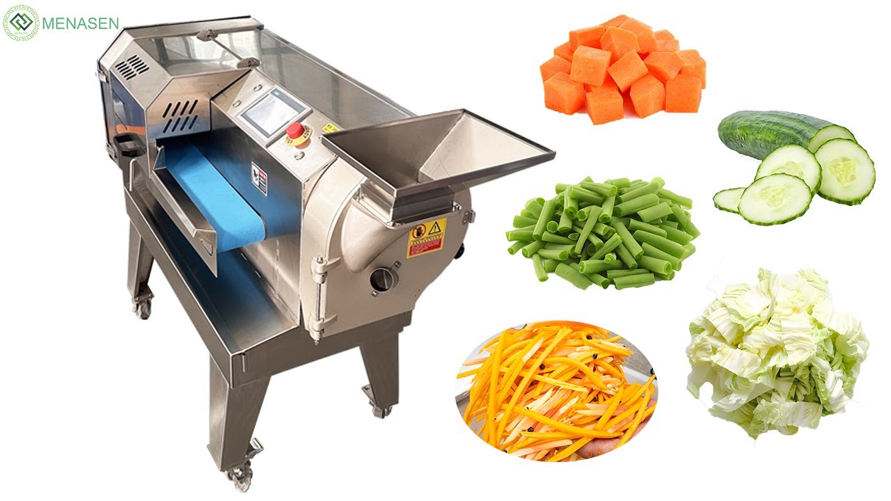 MNS-140 Numerical Control Vegetable Cutter| All in one Multi-function Vegetable Cutting Machine ...