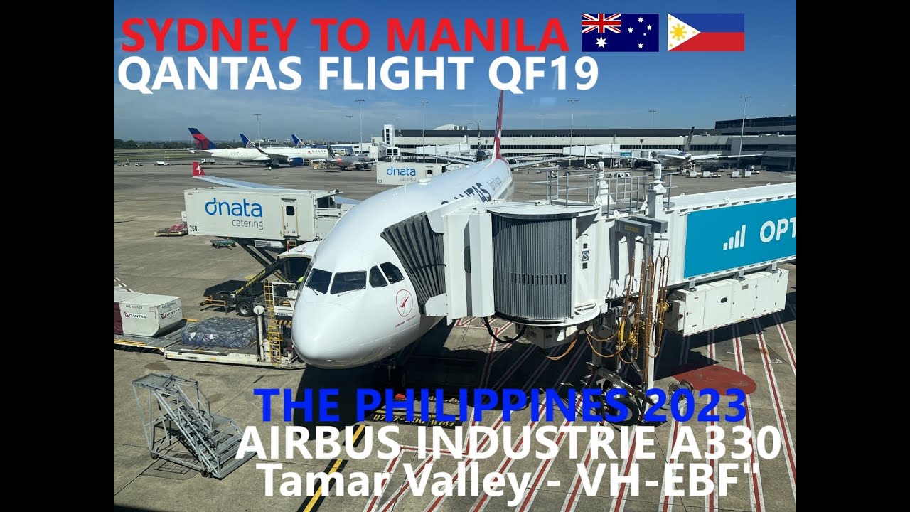 FLYING TO PHILIPPINES 2023 - QANTAS Flight QF19 | WE FLEW ABOVE THE ...