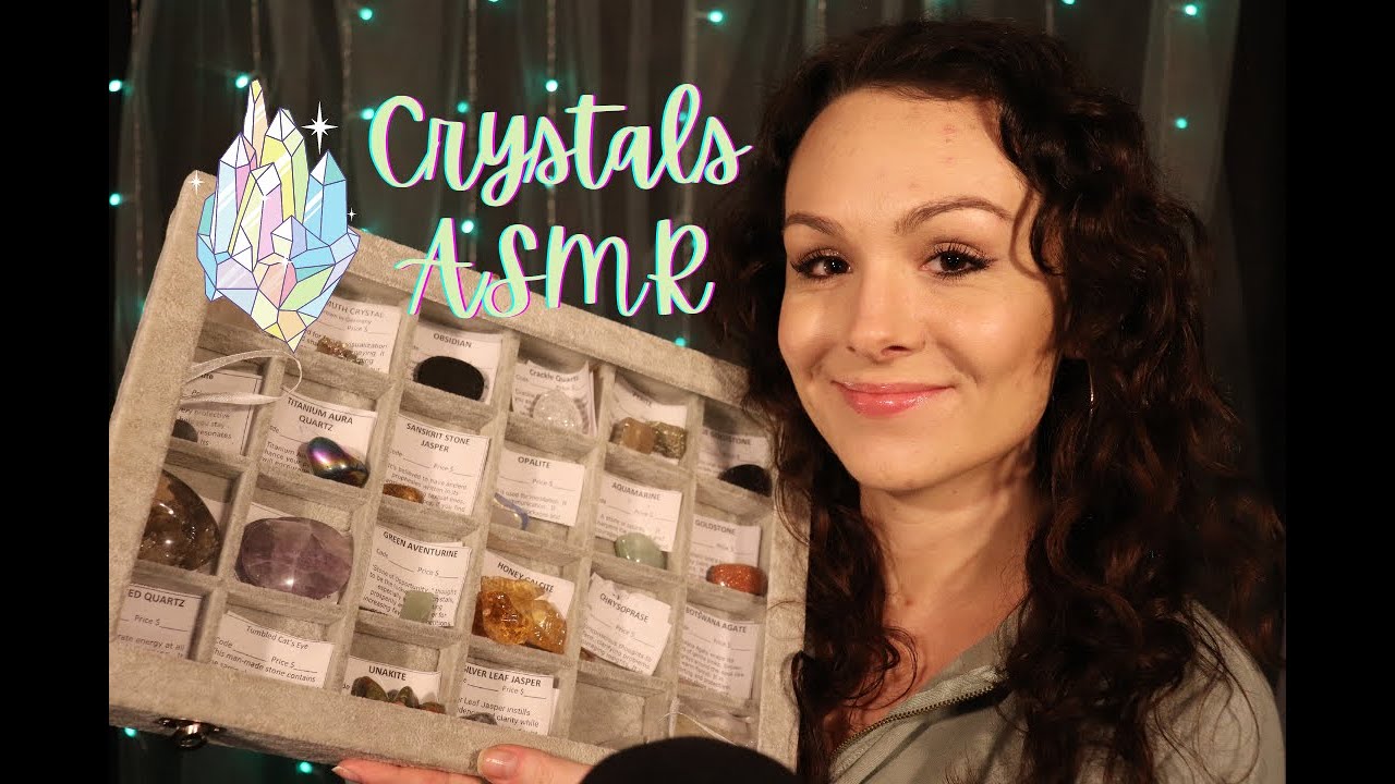 ASMR | Crystal Collection | (Tapping, Whispering, Show & Tell) - YouTube