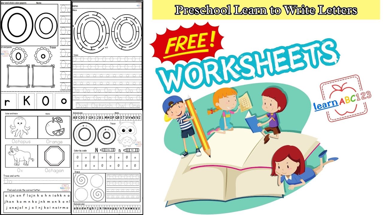 Learn Letter Oo: Fun Activities for Kids I Fine Motor Skills and ...